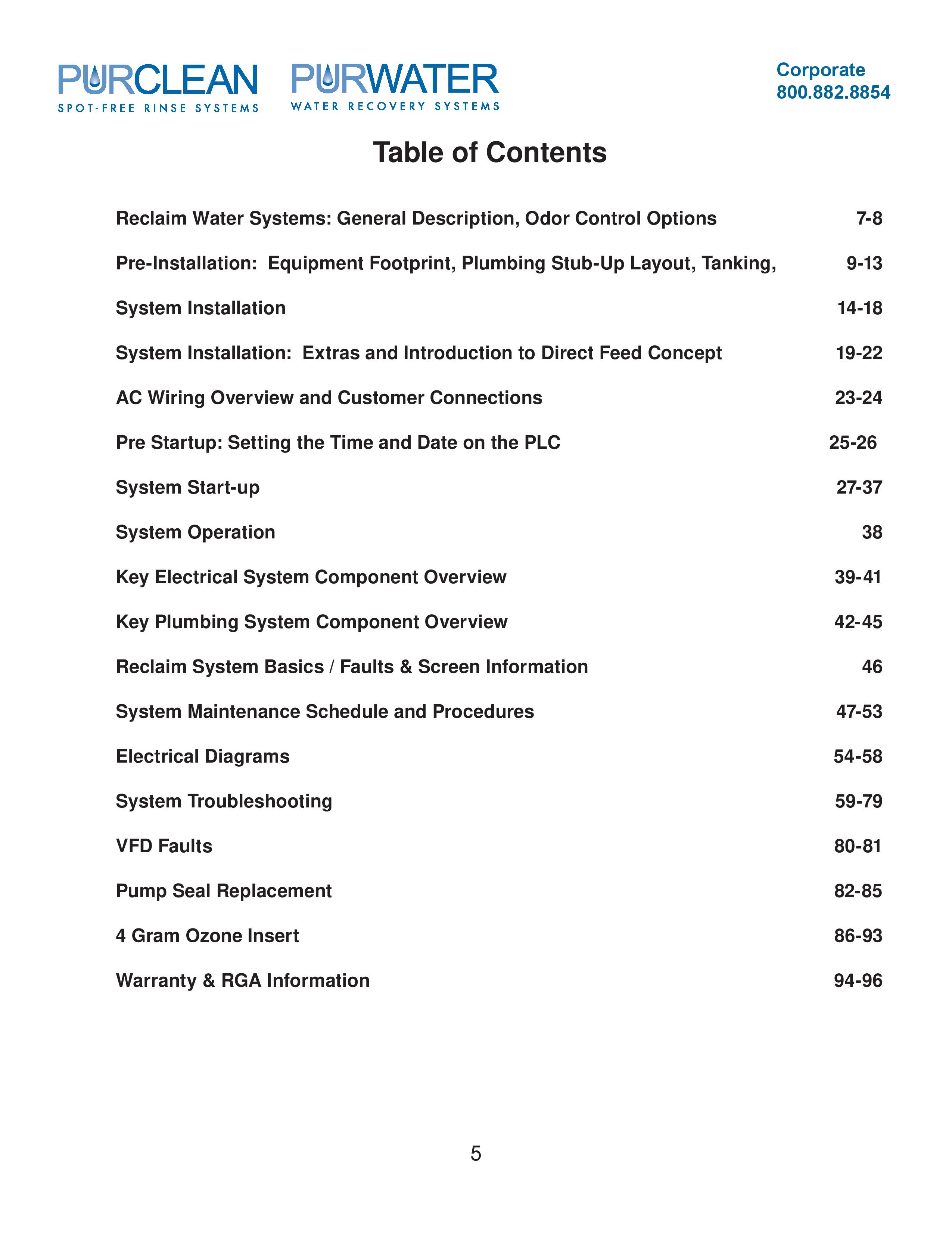 Operator Manual: Purclean Reclaim Gen 3 – Tommy Car Wash Systems