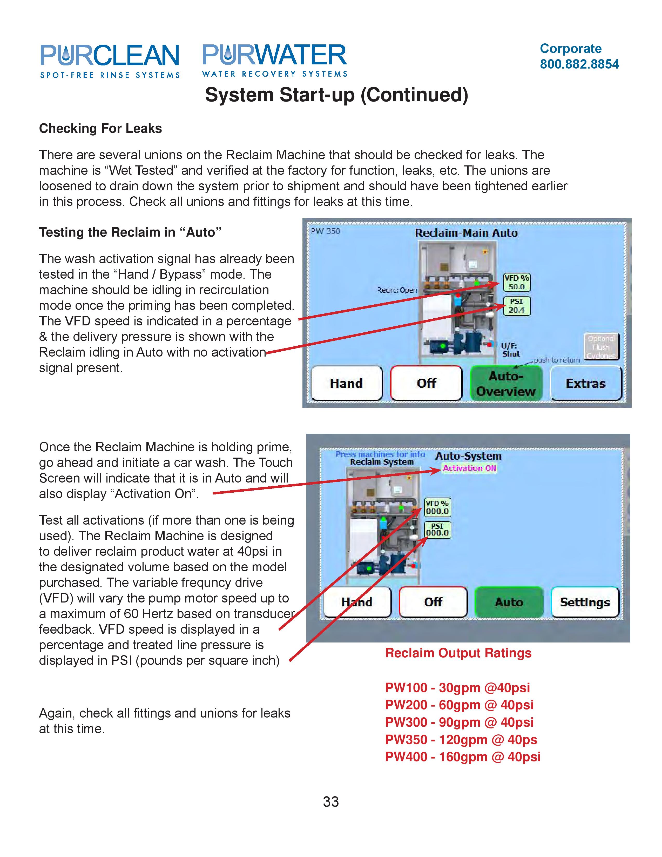 Operator Manual: Purclean Reclaim Gen 3 – Tommy Car Wash Systems