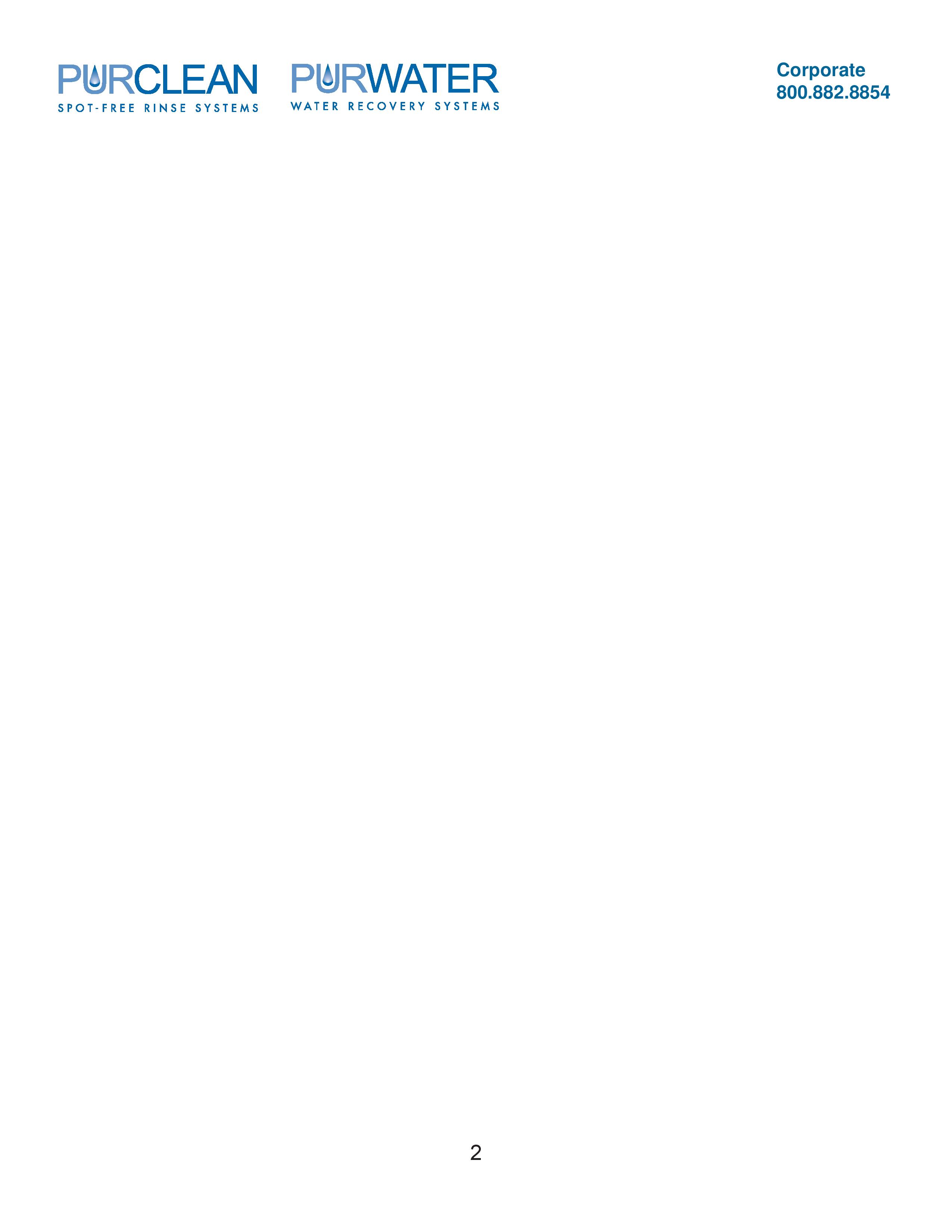 Operator Manual: Purclean Reclaim Gen 3 – Tommy Car Wash Systems