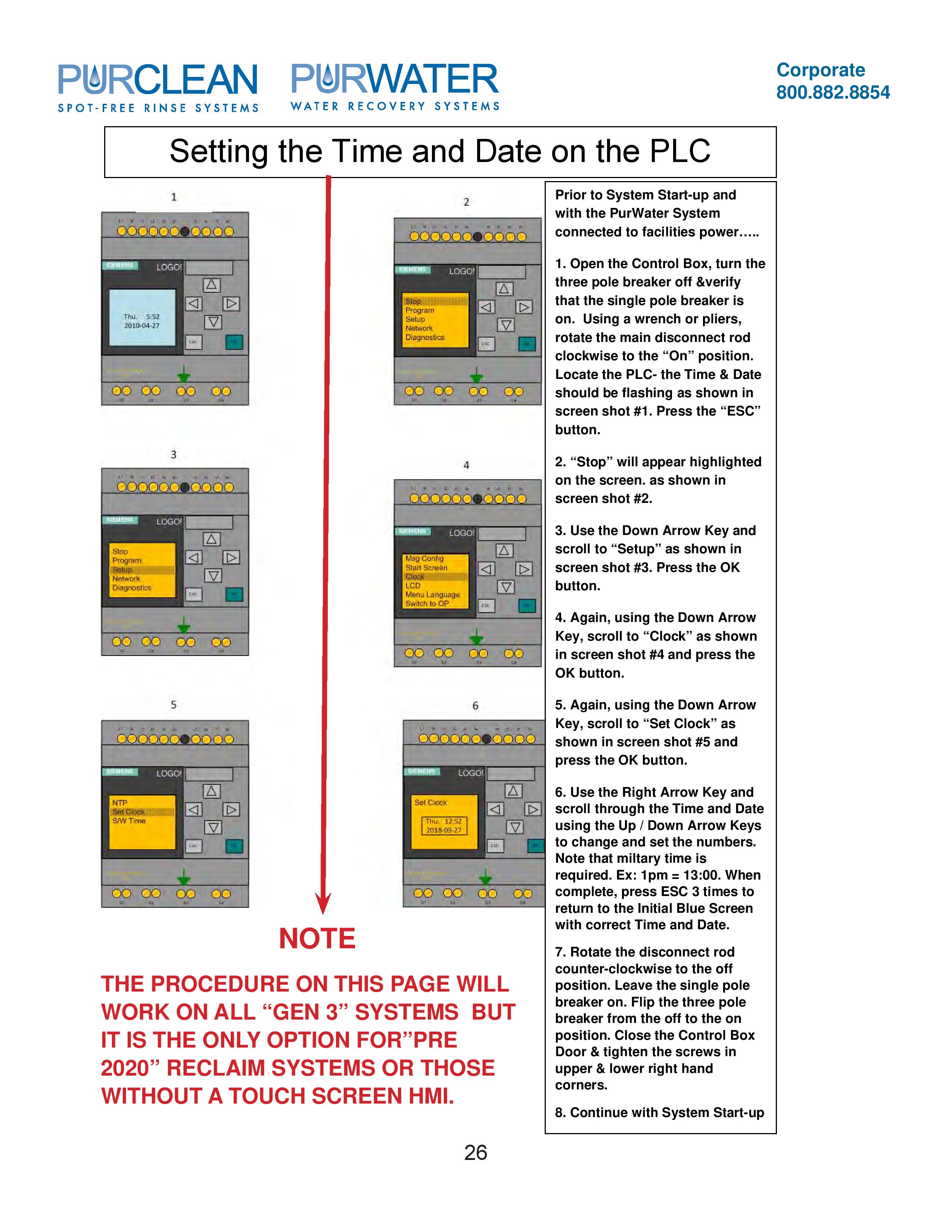 Operator Manual: Purclean Reclaim Gen 3 – Tommy Car Wash Systems